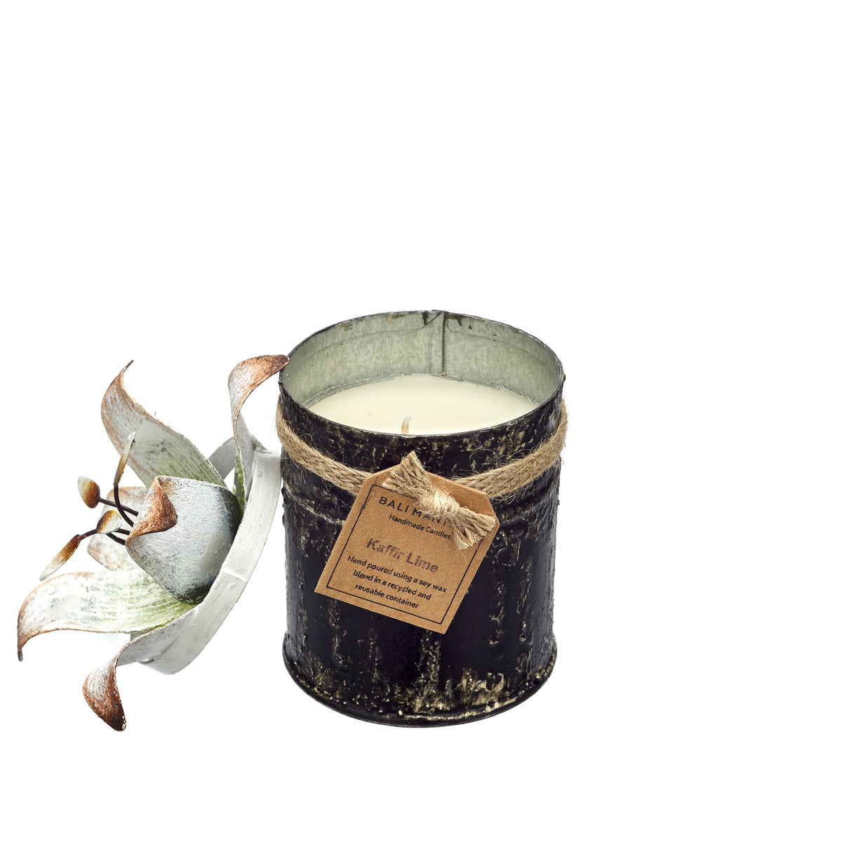 Spice Tin Black Candle - White Lily – Bentley & Bo