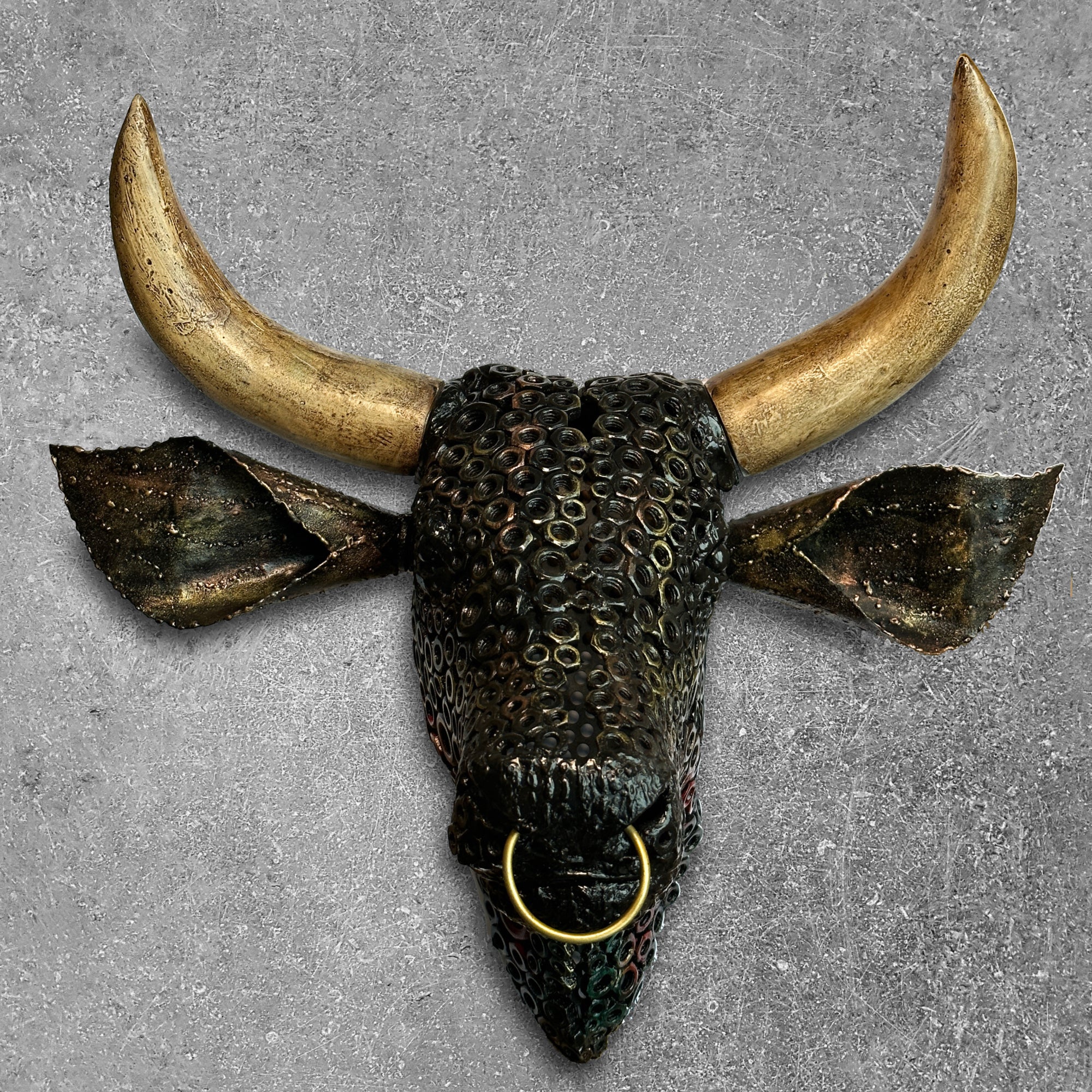 Urban Steel Bulls Head Wall Hanging – Bentley & Bo