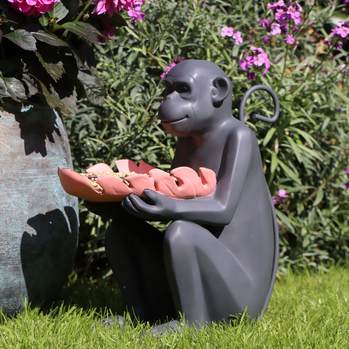 Monkey with Pink Leaf – Bentley & Bo